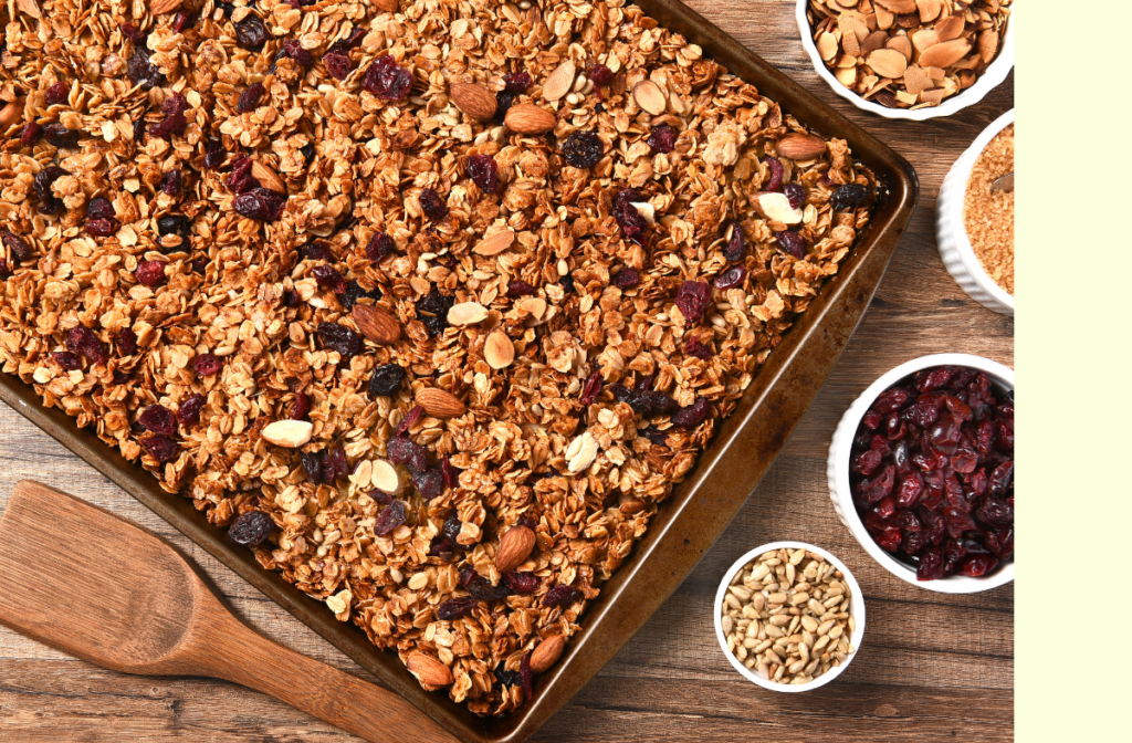 Céréales granola aux fruits secs - Maison de la nutrition