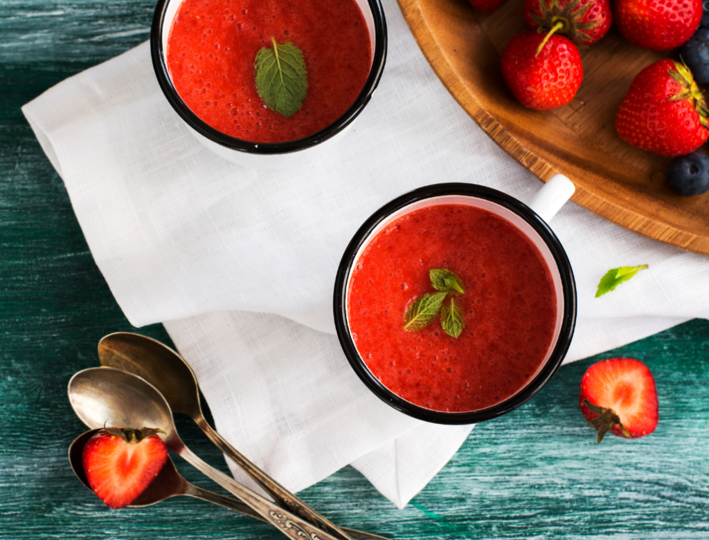 Soupe de fruits rouges et chocolat noir - Maison de la nutrition